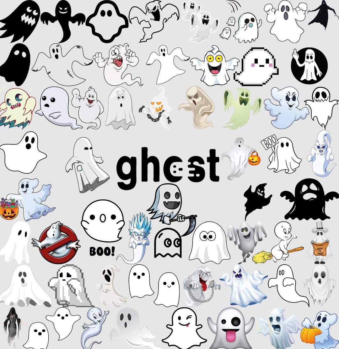 Ghost Svg Png Pdf Jpg Cricut Birthday Arty Decor Design - Etsy