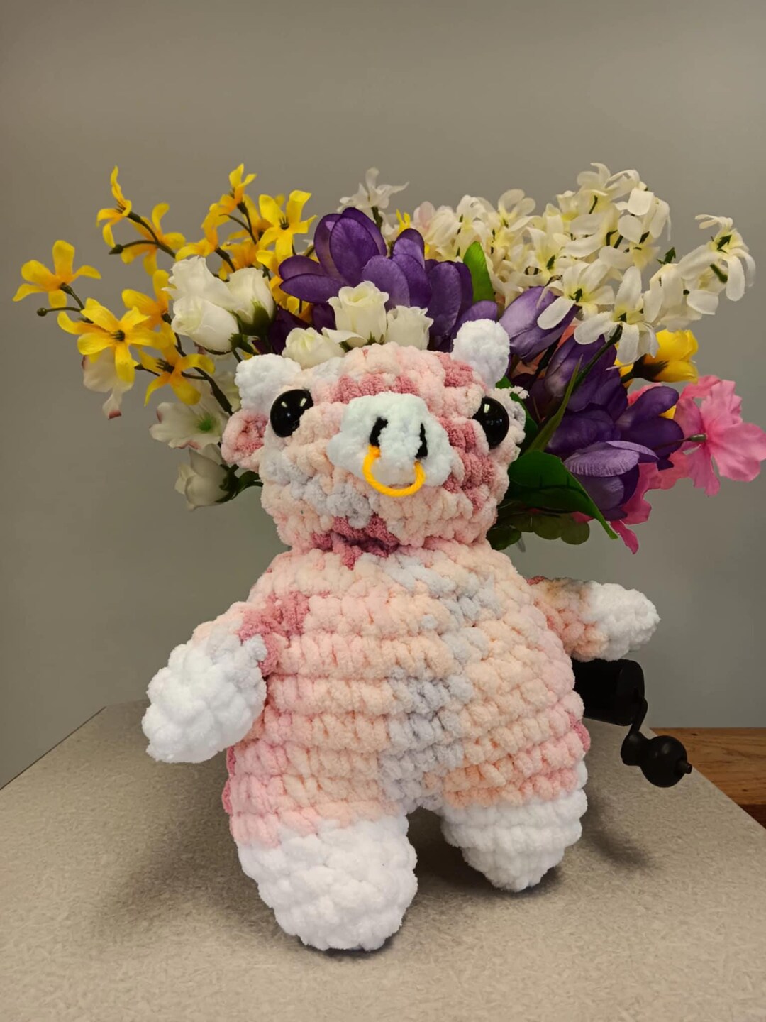 Pink Cow Plushie Crochet - Etsy