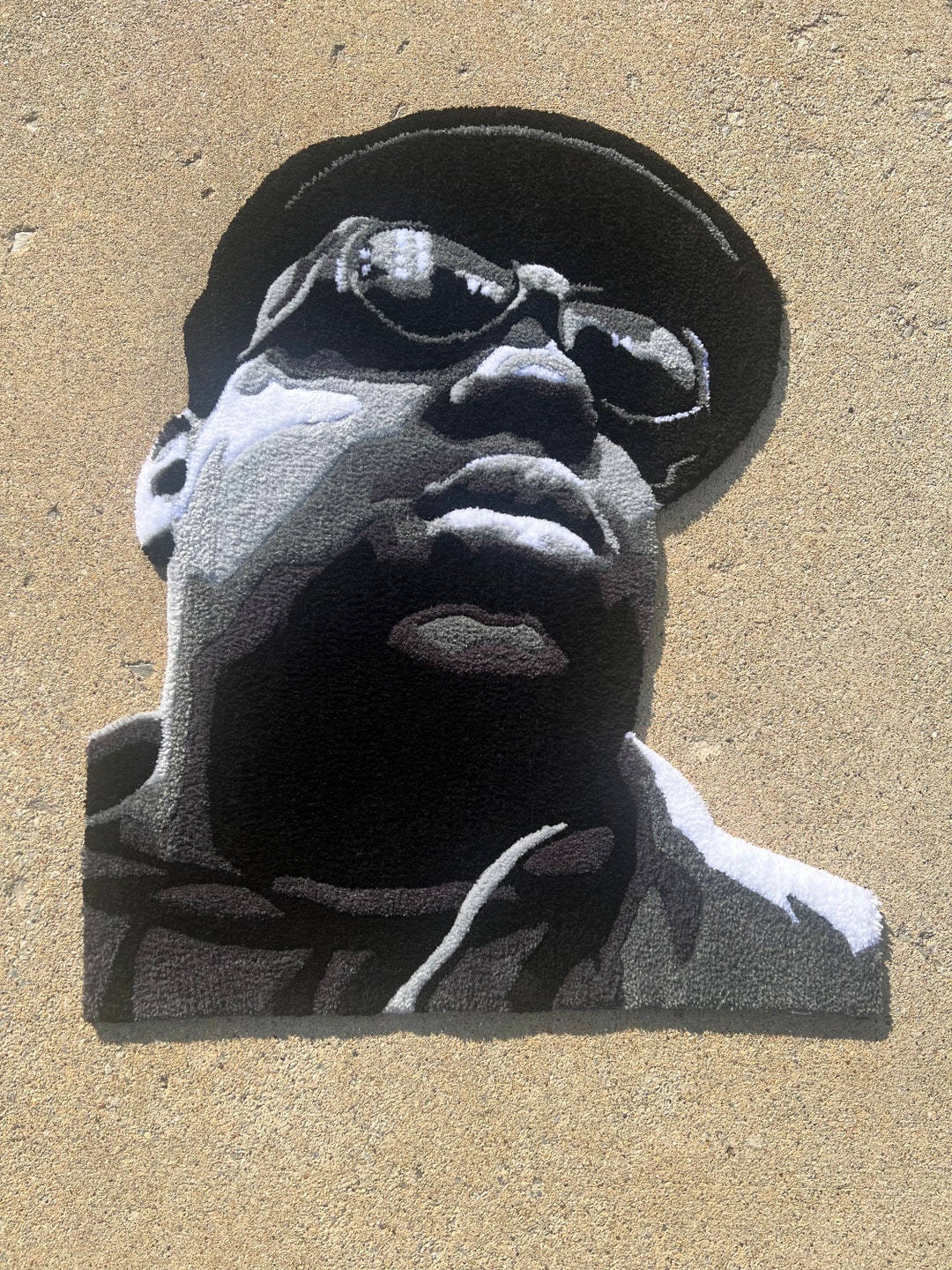 Hand-tufted Notorious BIG Tufted Rug - Etsy