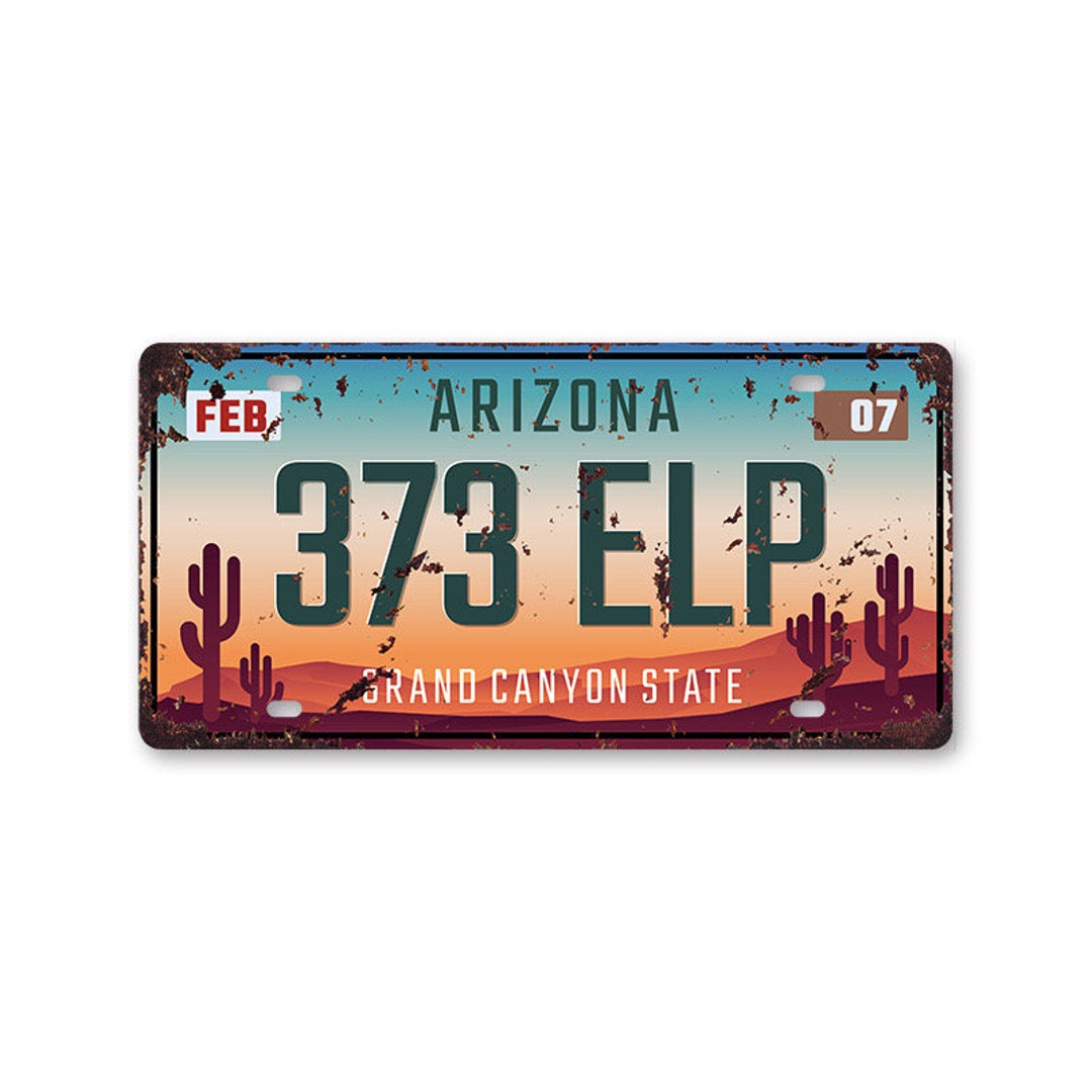 Decorative Arizona License Plate, Room Decor, Gift Idea, Wall Decor ...