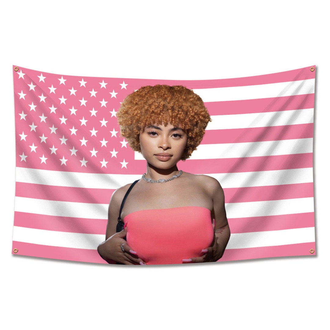 Ice Spice Flag Tapestry, Ice Spice Wall Decor, Ice Spice Gift, Ice ...