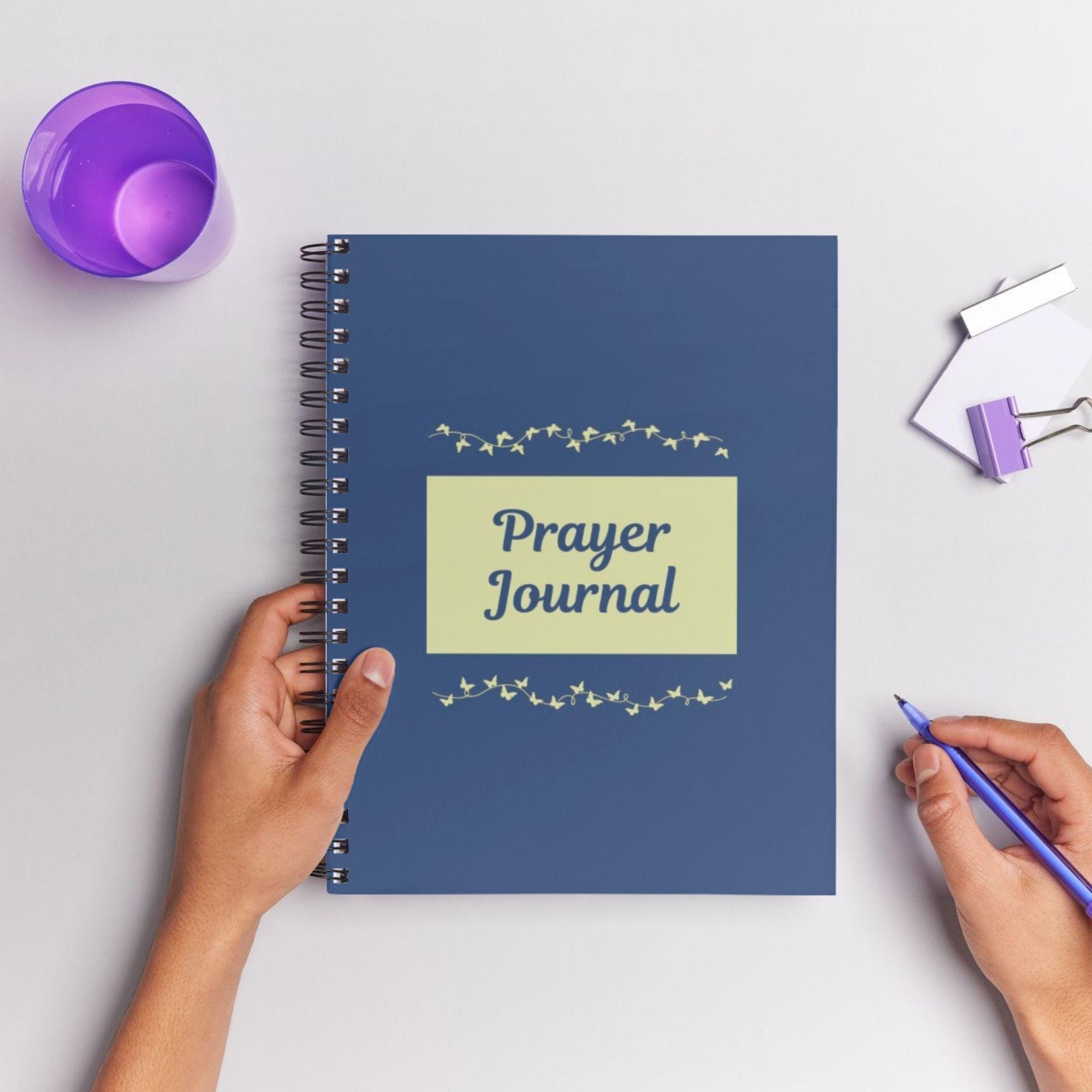 Prayer Journal | Guided Reflection and Devotion Book | Faith-focused ...