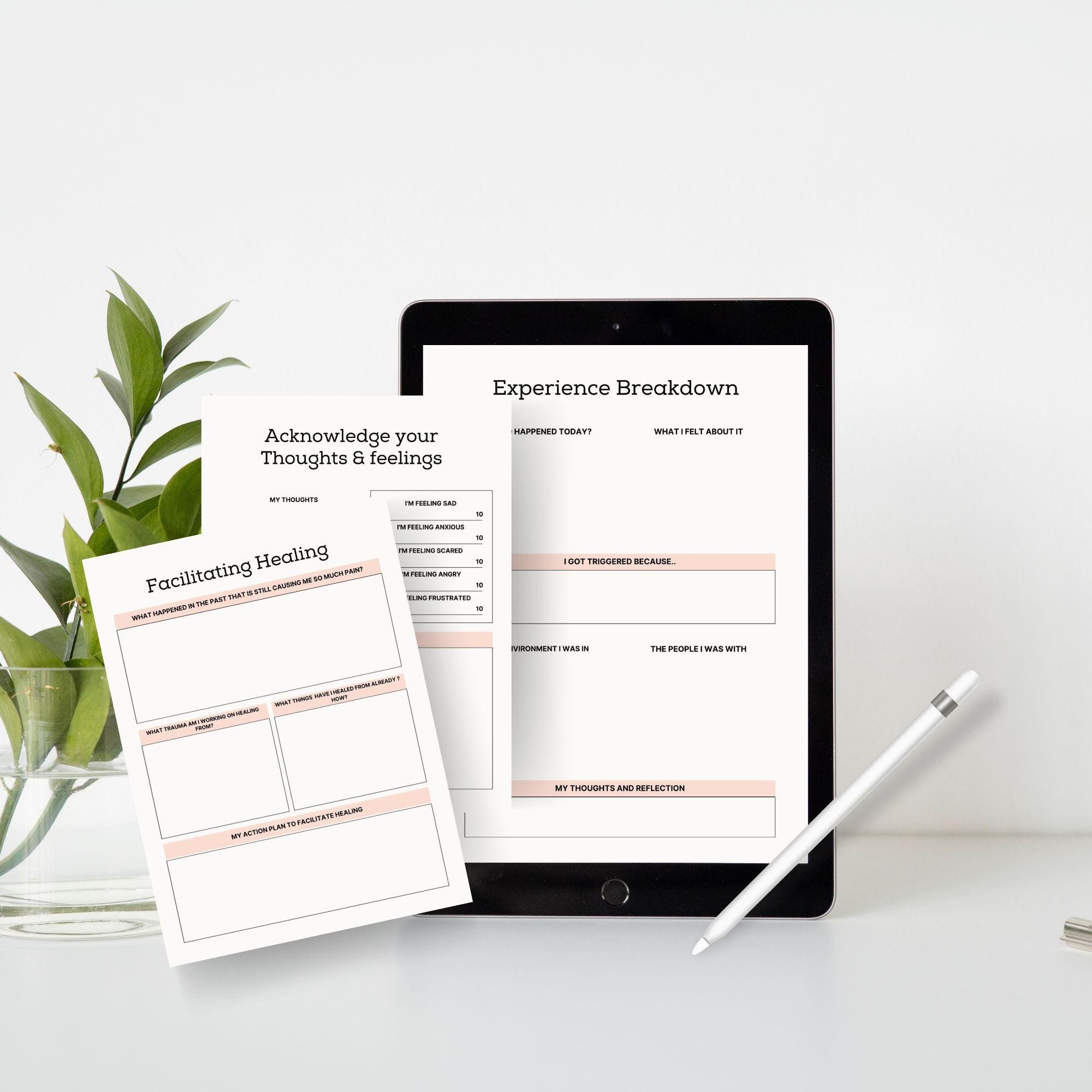 PTSD and Trauma Processing Workbook | Healing Journal for Trauma ...