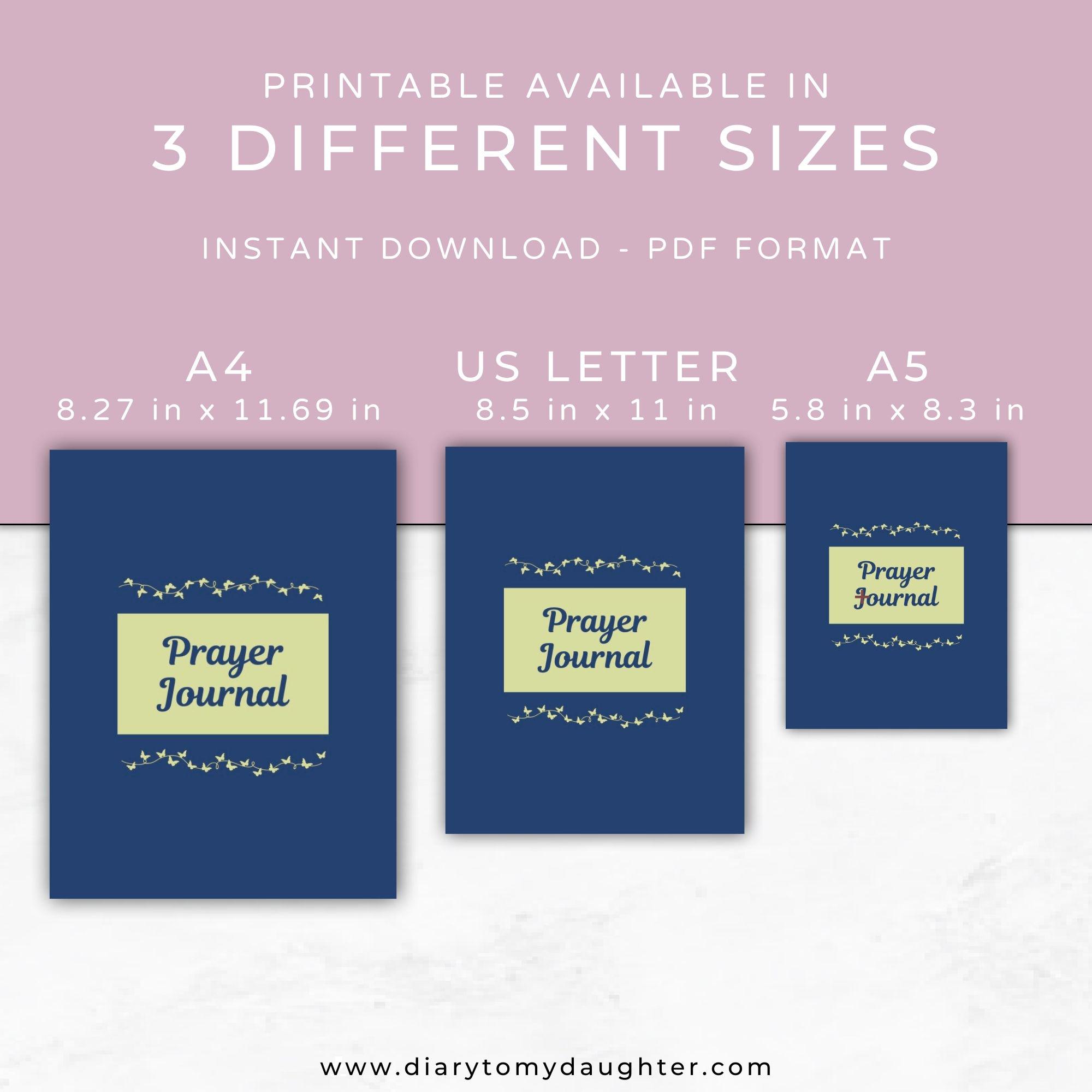 Prayer Journal | Guided Reflection and Devotion Book | Faith-focused ...
