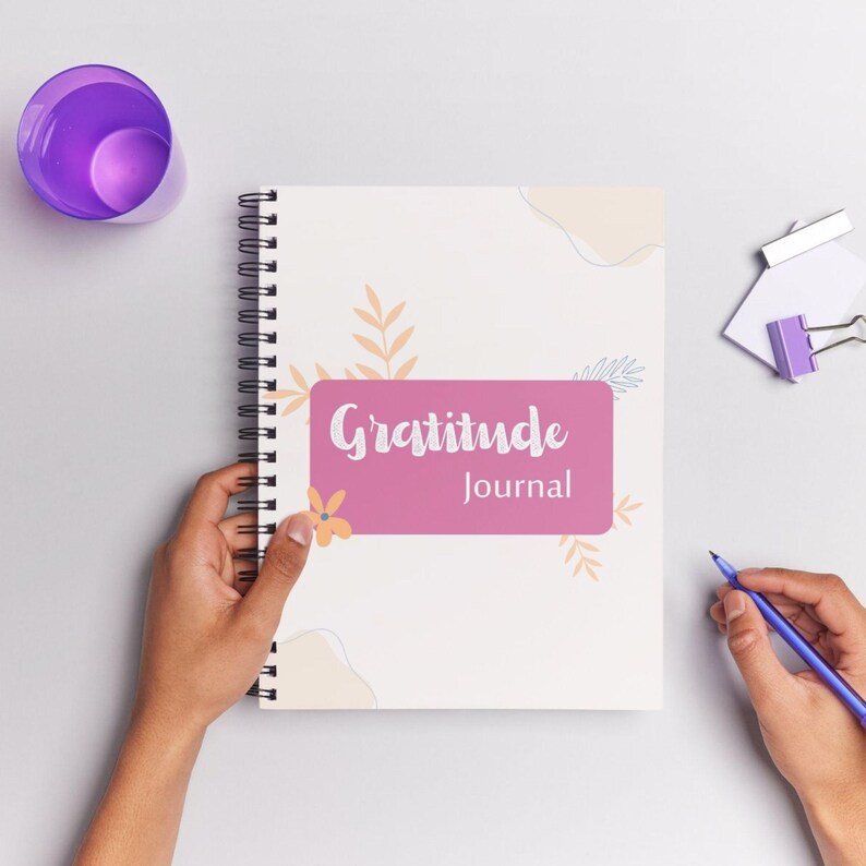 Gratitude Journal | Thankfulness Diary | Daily Gratitude Log ...