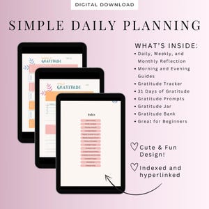 Gratitude Journal | Thankfulness Diary | Daily Gratitude Log ...