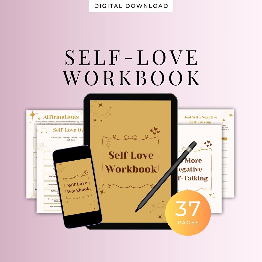Self-love Workbook | Empowerment and Self-care Guide | Personal Growth ...