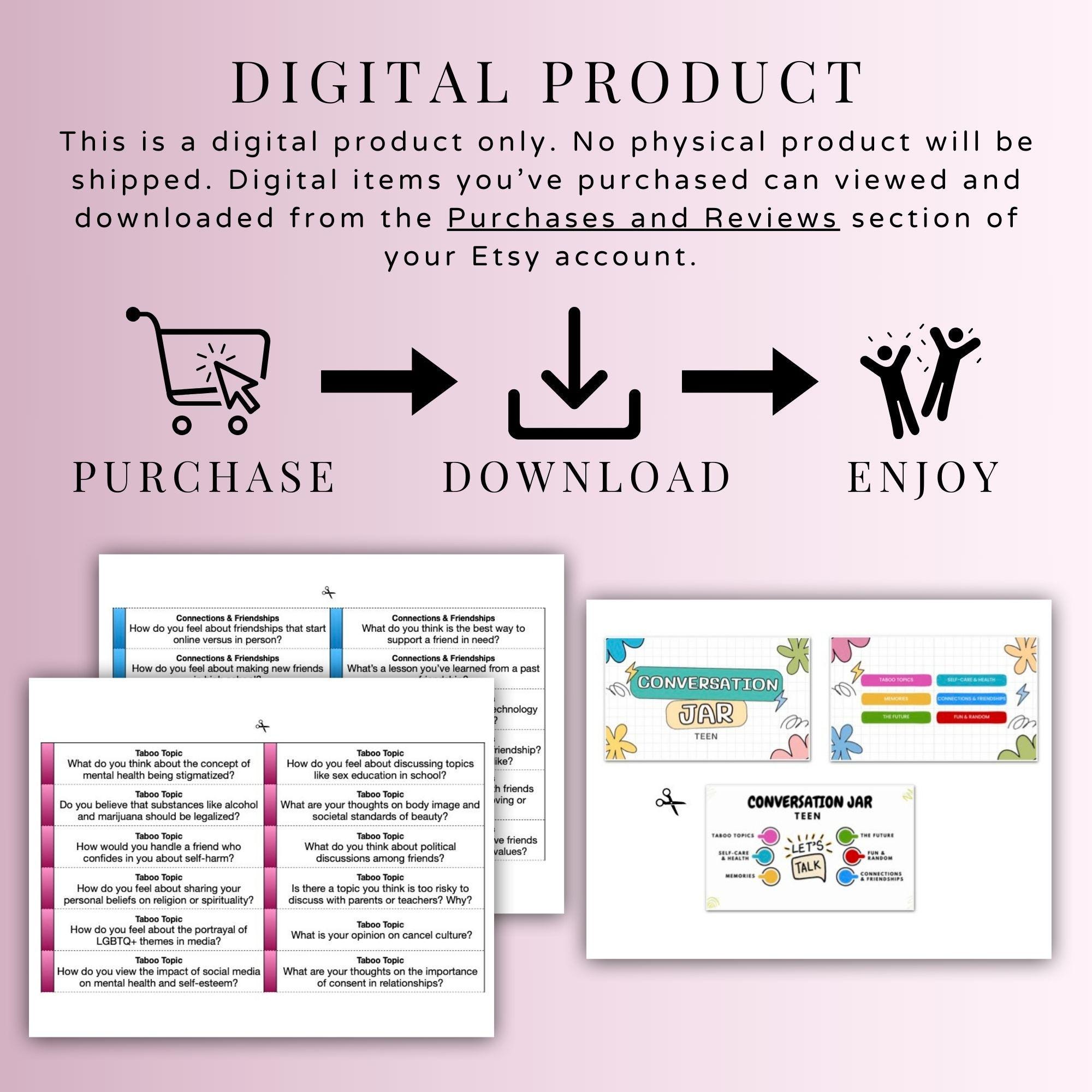 Conversation Cards for Teens | Teen Icebreaker Cards | Fun Conversation ...