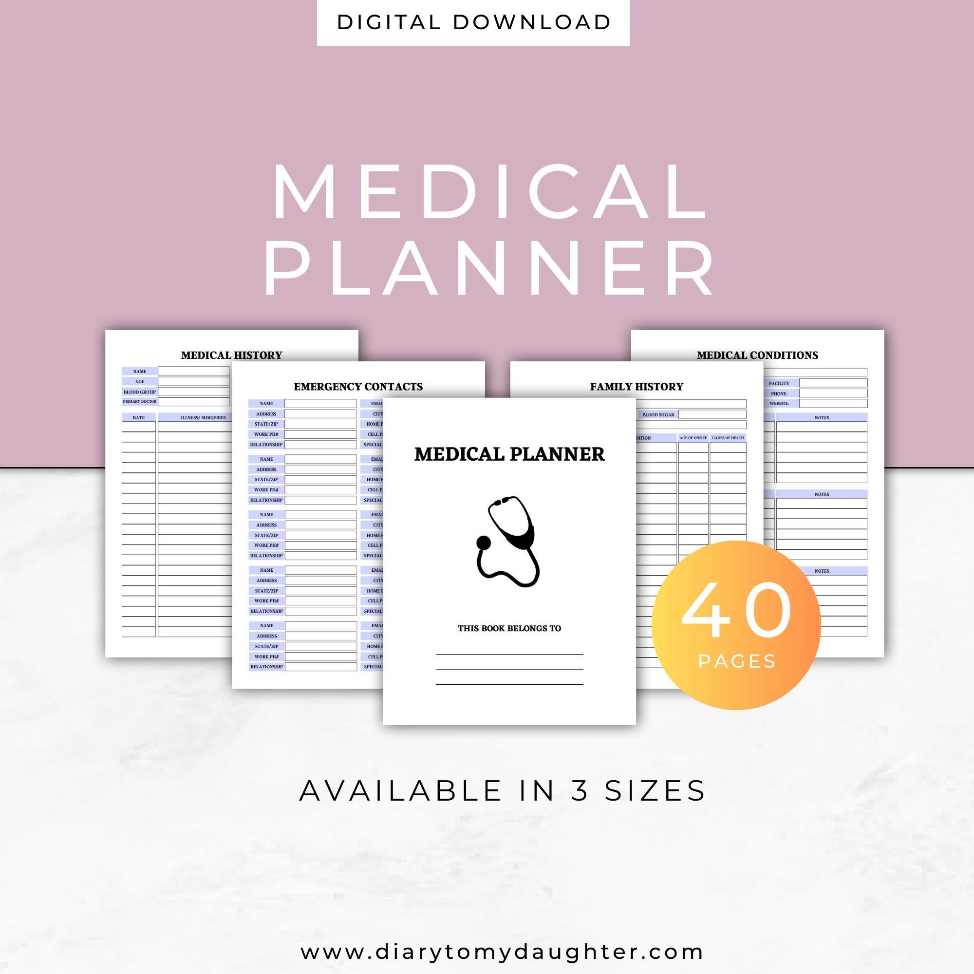Medical Planner | Health Management Organizer | Doctor Appointment ...