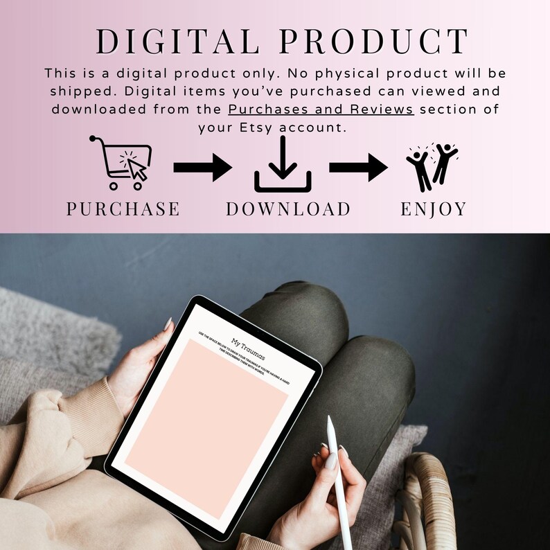 PTSD and Trauma Processing Workbook Healing Journal for Trauma ...