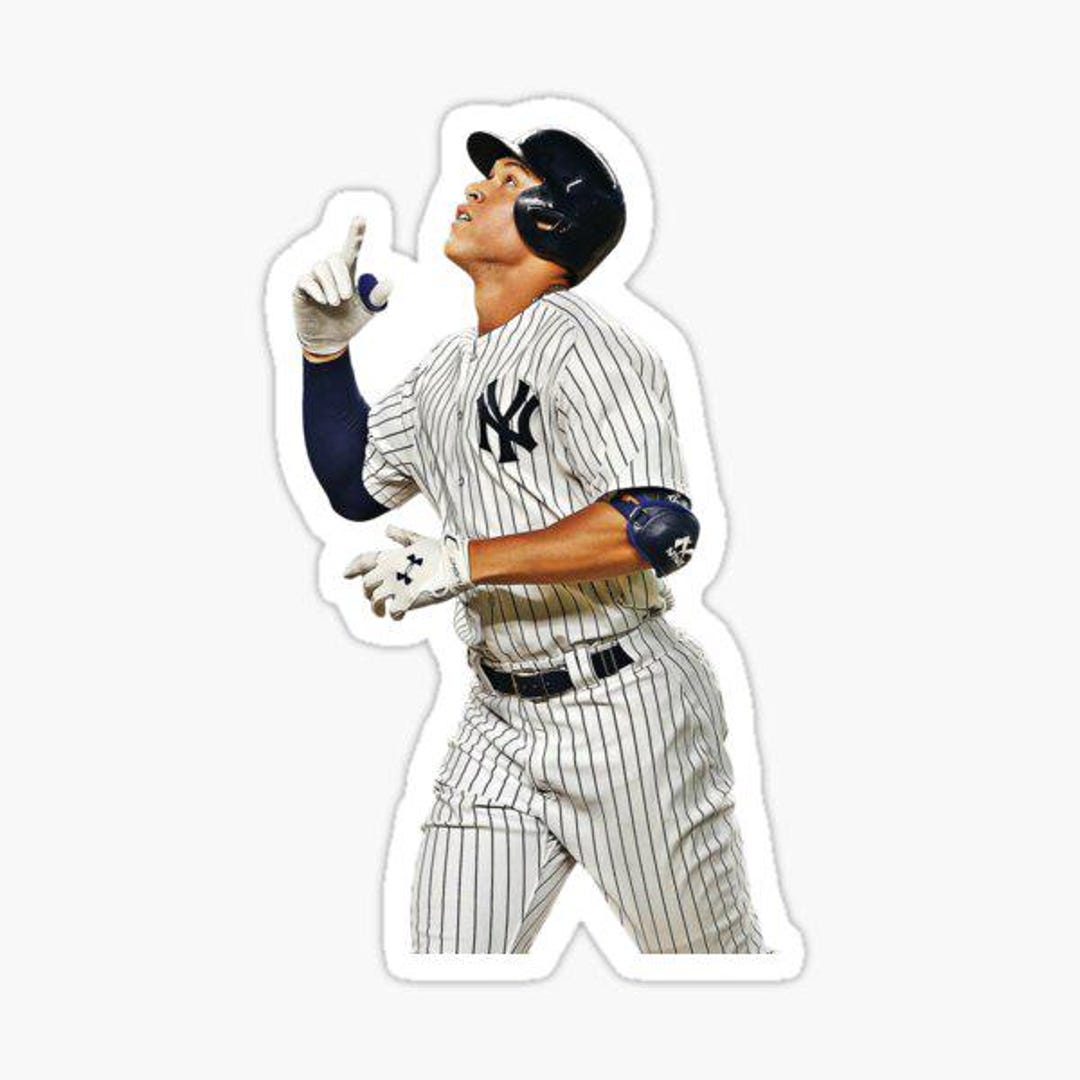Aaron Judge Home Run Pointing Sticker Decal Glossy 2.5x4" Nyy Yankee - Etsy