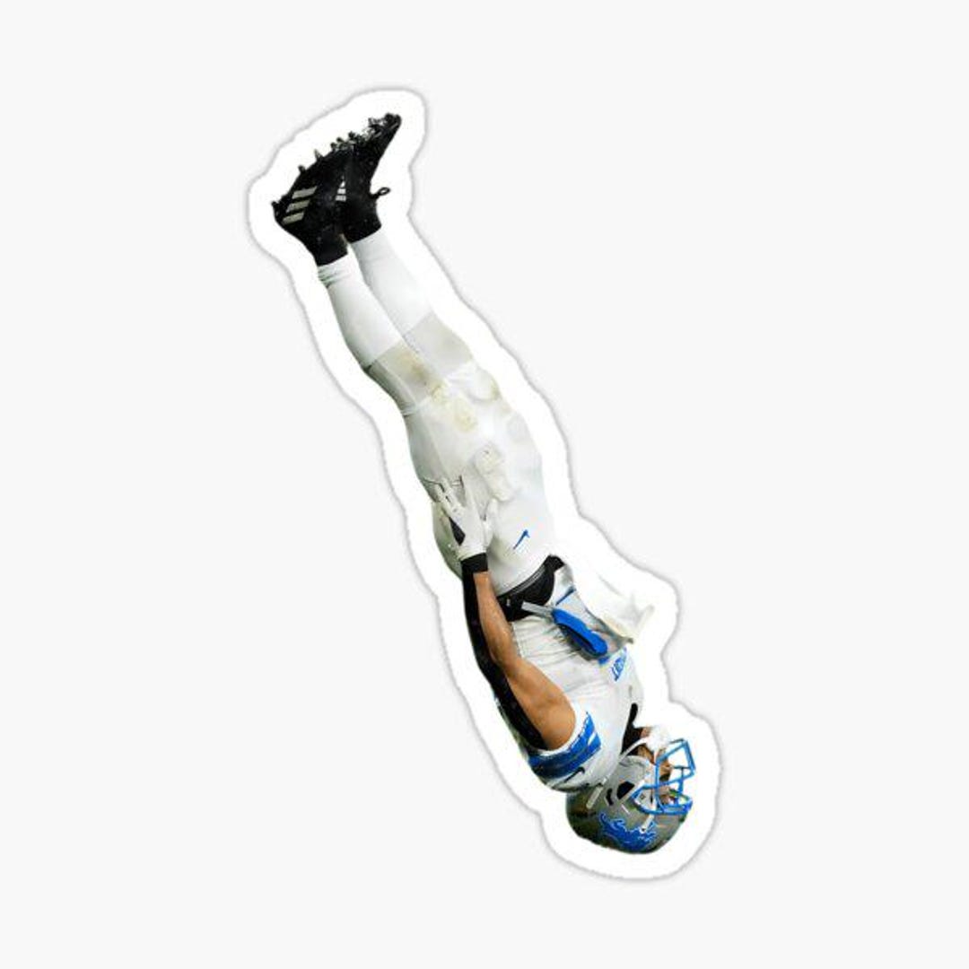 Amon Ra Head Stand Lions Funny Sticker Decal Detroit Fran 4" Glossy St ...