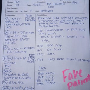 Printable Nurse Handoff Report Sheet | Patient Care Organizer for Shift ...