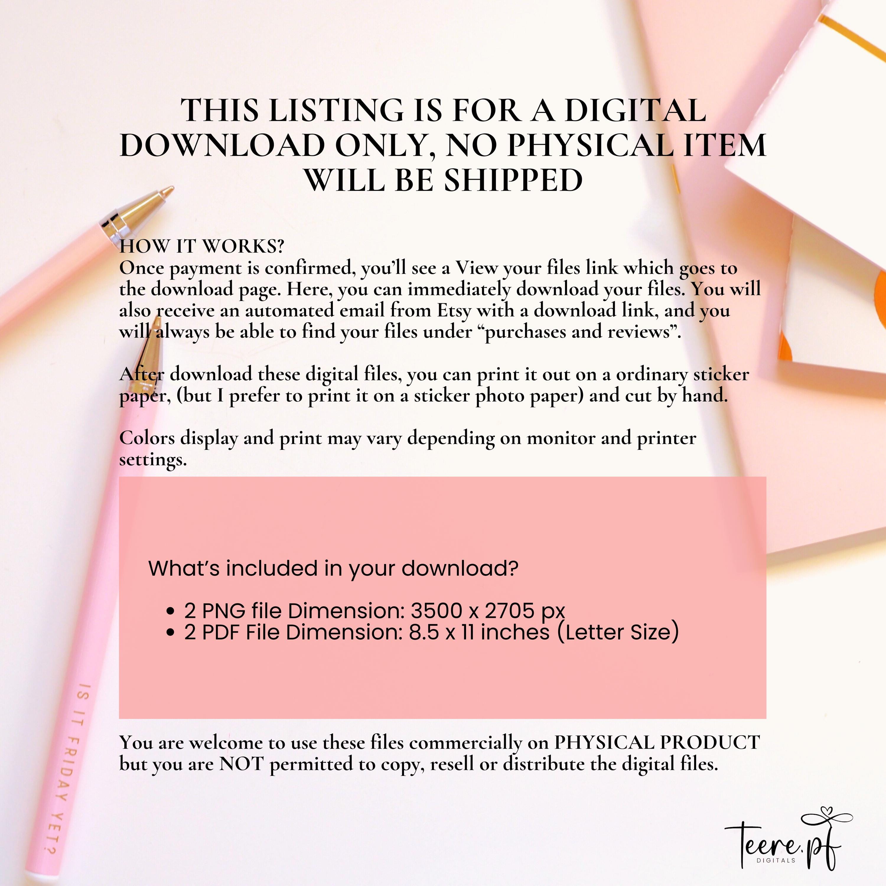 2025 Mini Calendar Sticker, Printable Planner Sticker - Etsy