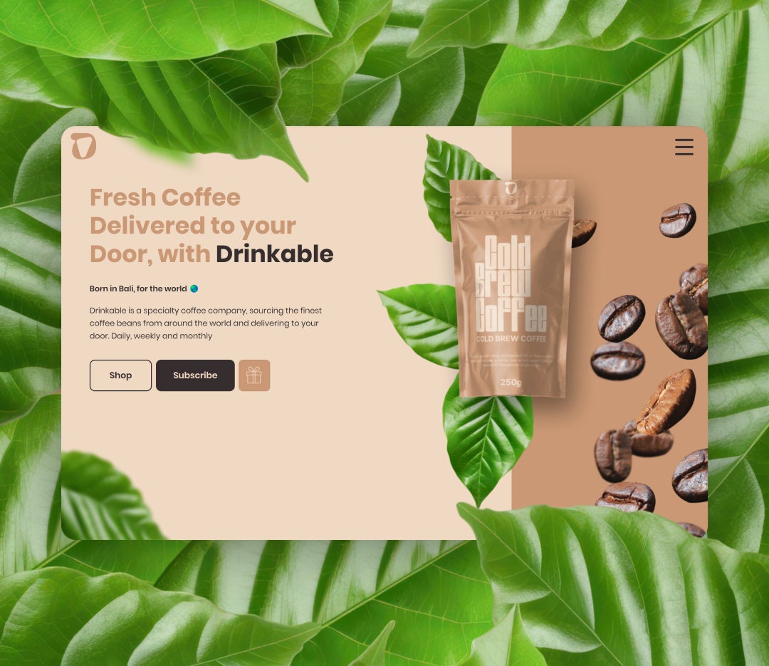 Coffee Shop Wix Studio Template | Café Website Template | E-commerce ...