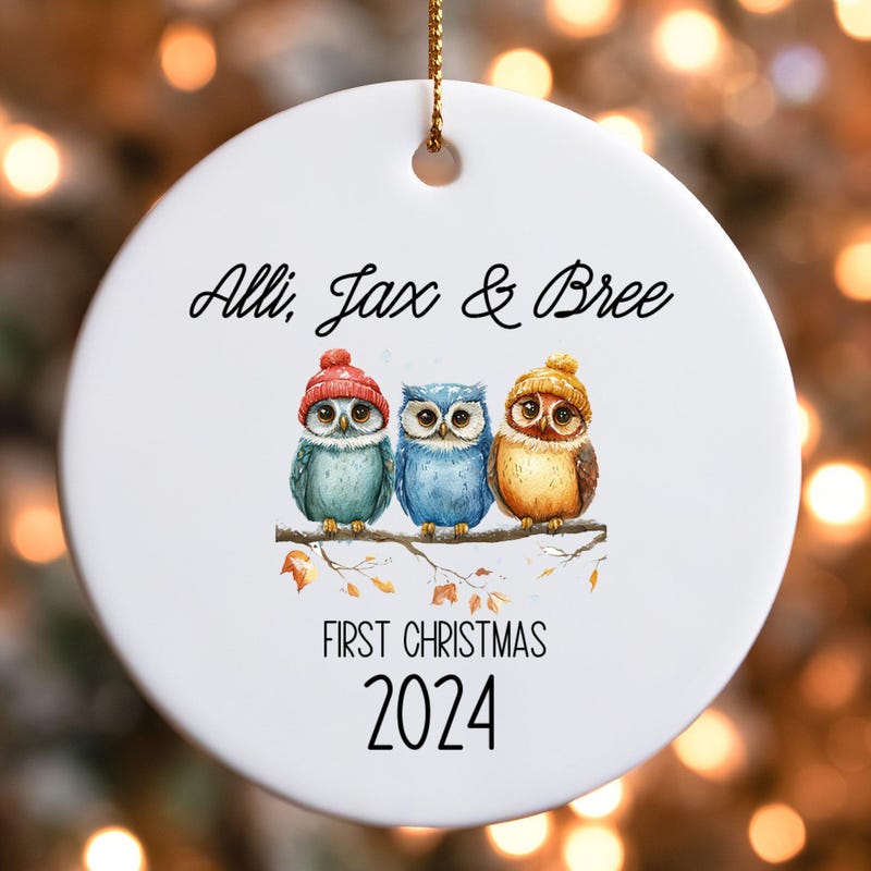 Triplets Christmas - Etsy