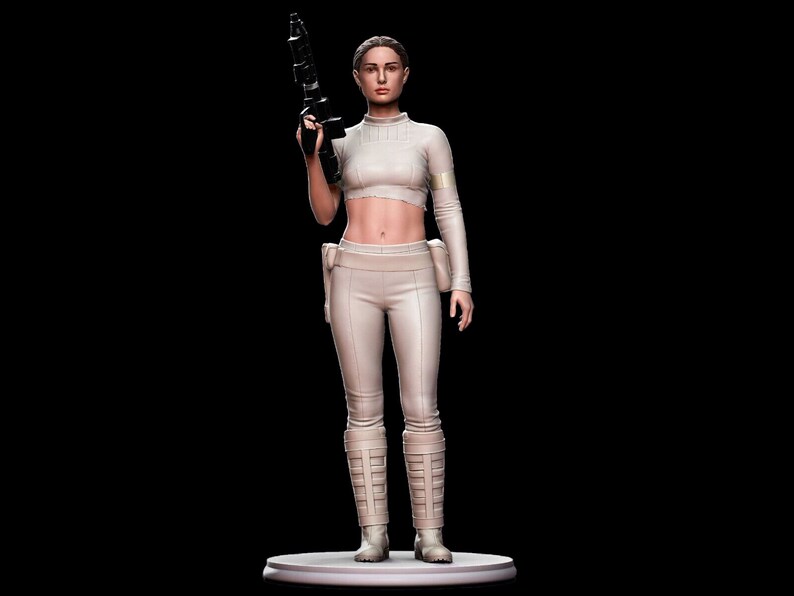 Padme Amidala High Quality Ready to Print Stl File Game Figure ...