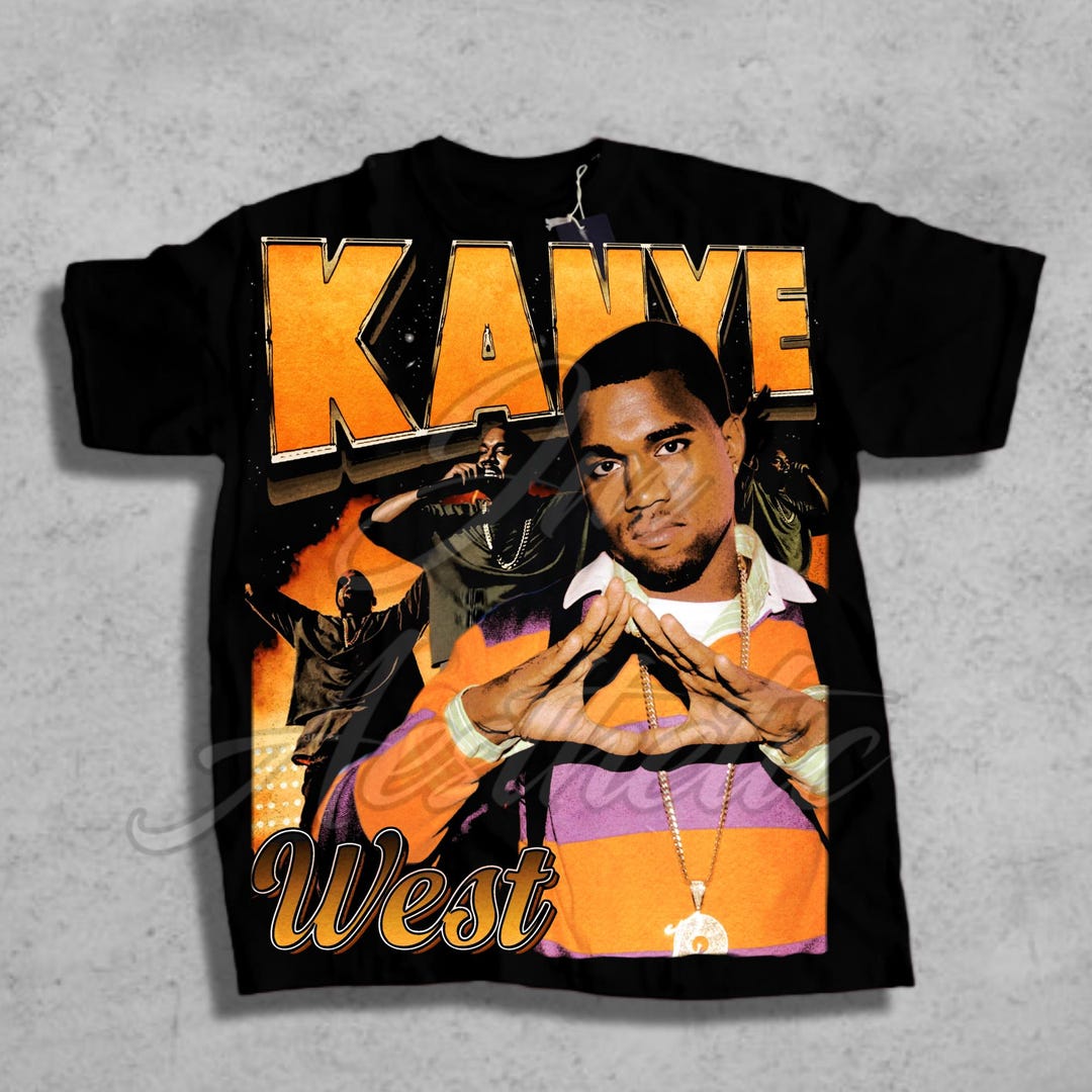 Kanye West Bootleg Tee: 90s Rap Album Graphic T-shirt - Etsy