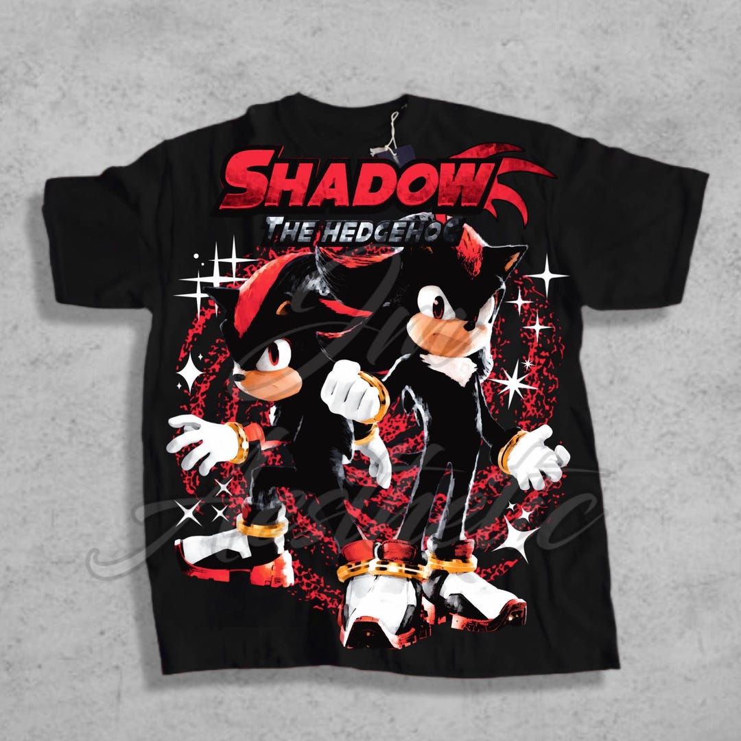Shadow the Hedgehog Graphic Tee - Sonic Unisex Shirt - Etsy