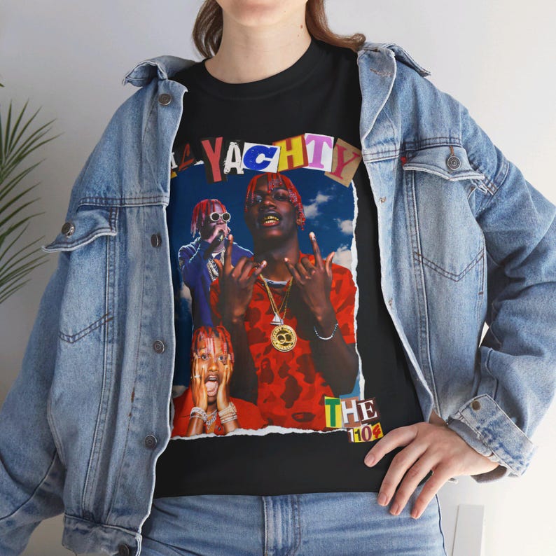 Limited Lil Yachty Bootleg 90s Rap Graphic Shirt Tee for Hip Hop Fans ...