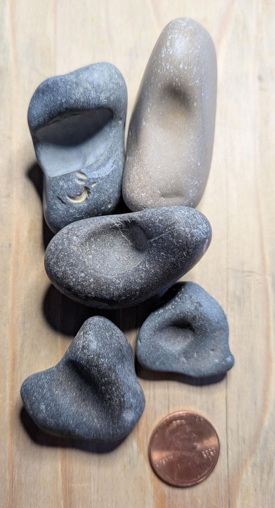 Worry Stone, Anti Stress, Anxiety Relief, Hag Stone, Witch Stone ...