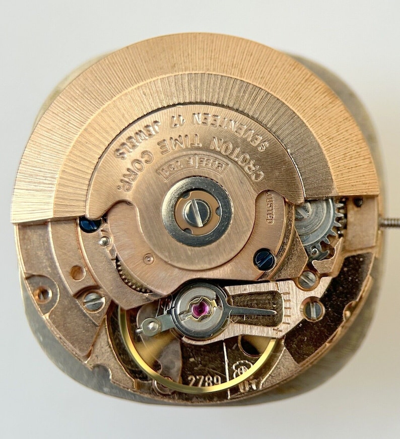 Croton Cal ETA 2789 Watch Parts Movement Balance Spring Dial Hand ...