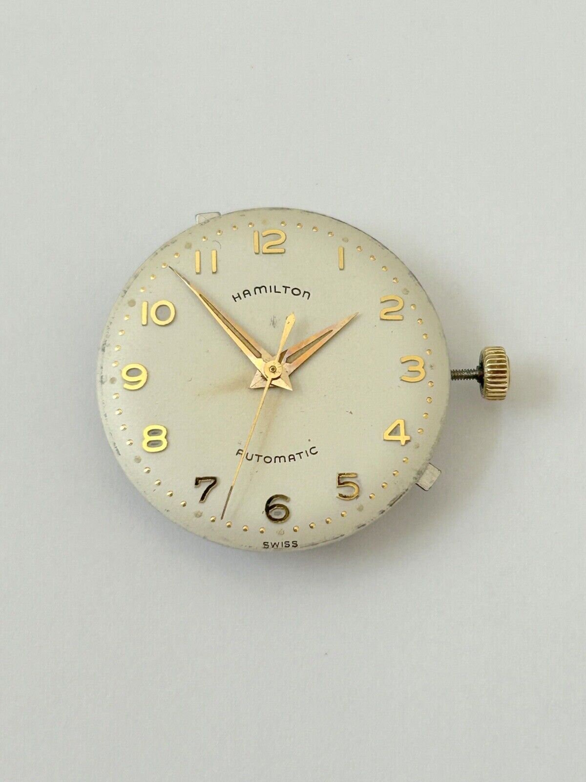 Hamilton Cal 661 Watch Parts Movement Balance Fork Spring Bridge Dial ...