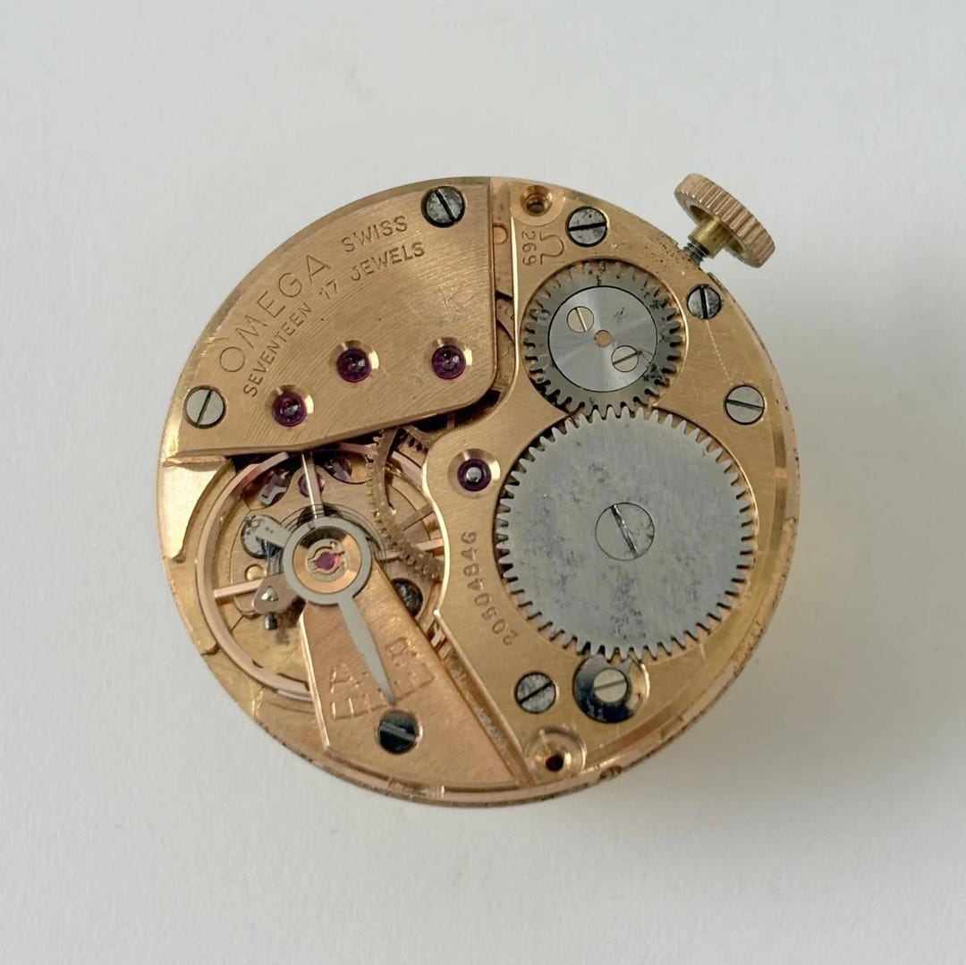 Omega Cal 269 30 T2 PC Watch Movement Parts Wheel Spring Bridge Dial ...