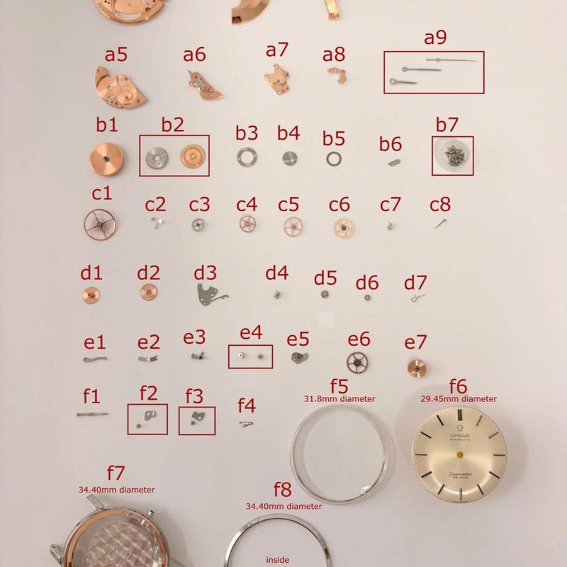 Omega Parts Watch - Etsy
