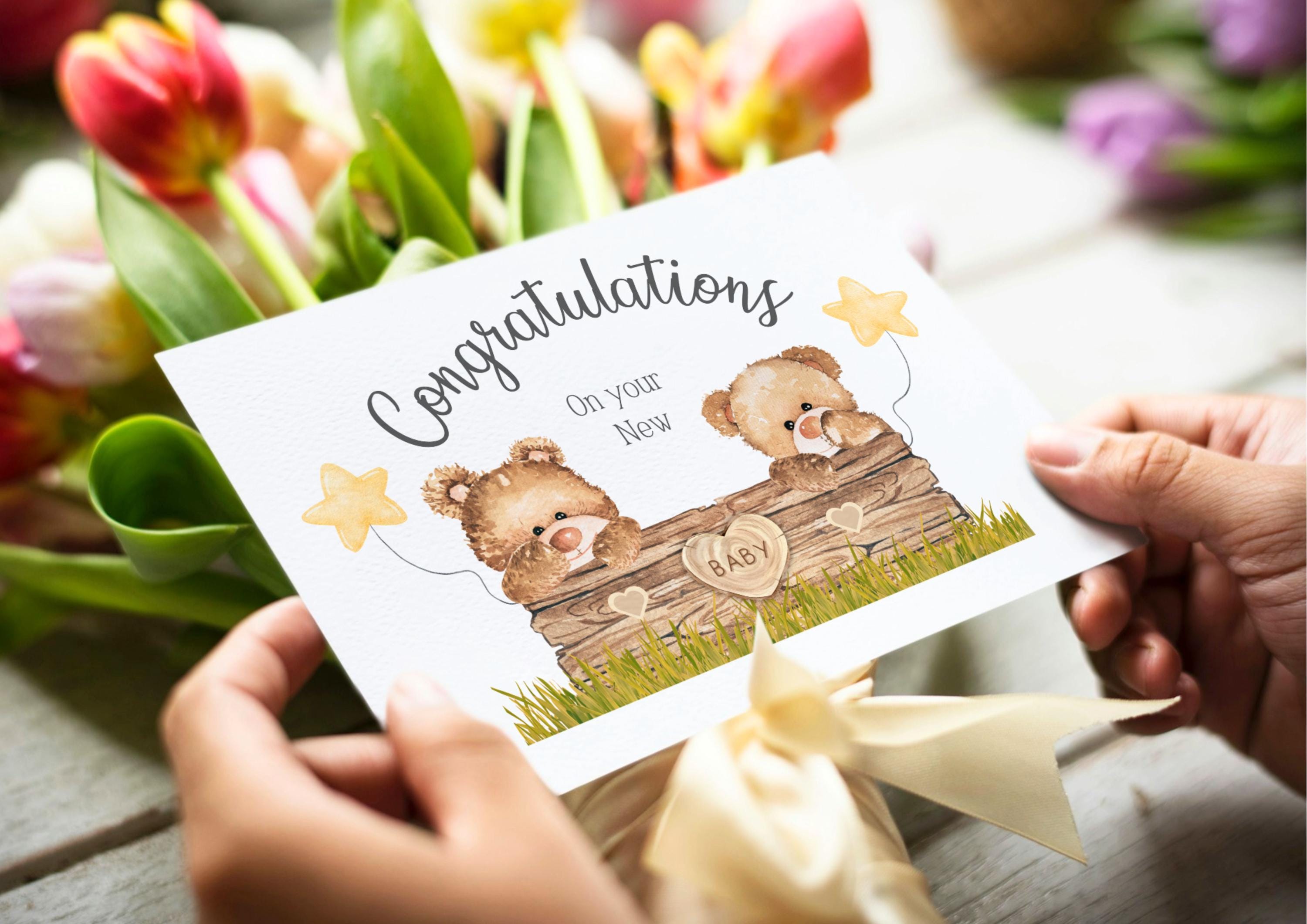 Congratulations on Your New Baby Printable Card | New Baby Digital ...