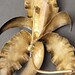 Vintage 3D Gold Tone Orchid Brooch/pin - Etsy