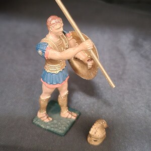 Vintage 1950's Plastic Roman Soldiers, Set of 2 - Etsy