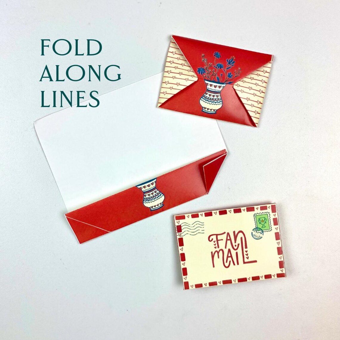 Mini Envelope Notepad for Classroom Valentine Cards for Kids Party ...