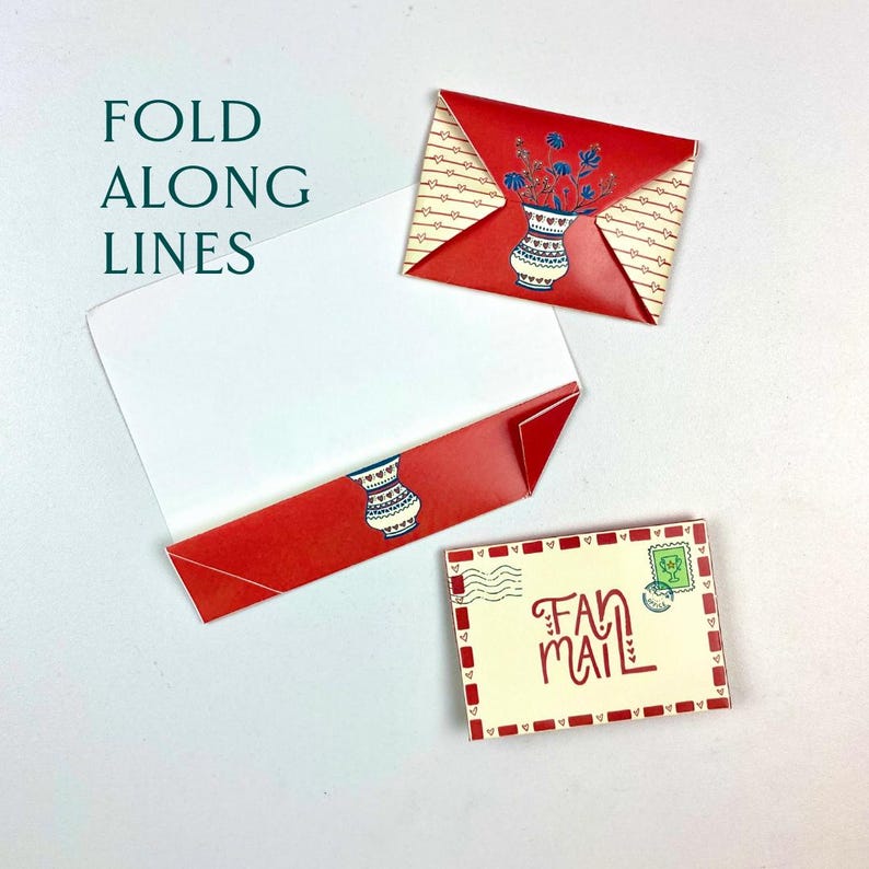 Mini Envelope Notepad for Classroom Valentine Cards for Kids Party ...