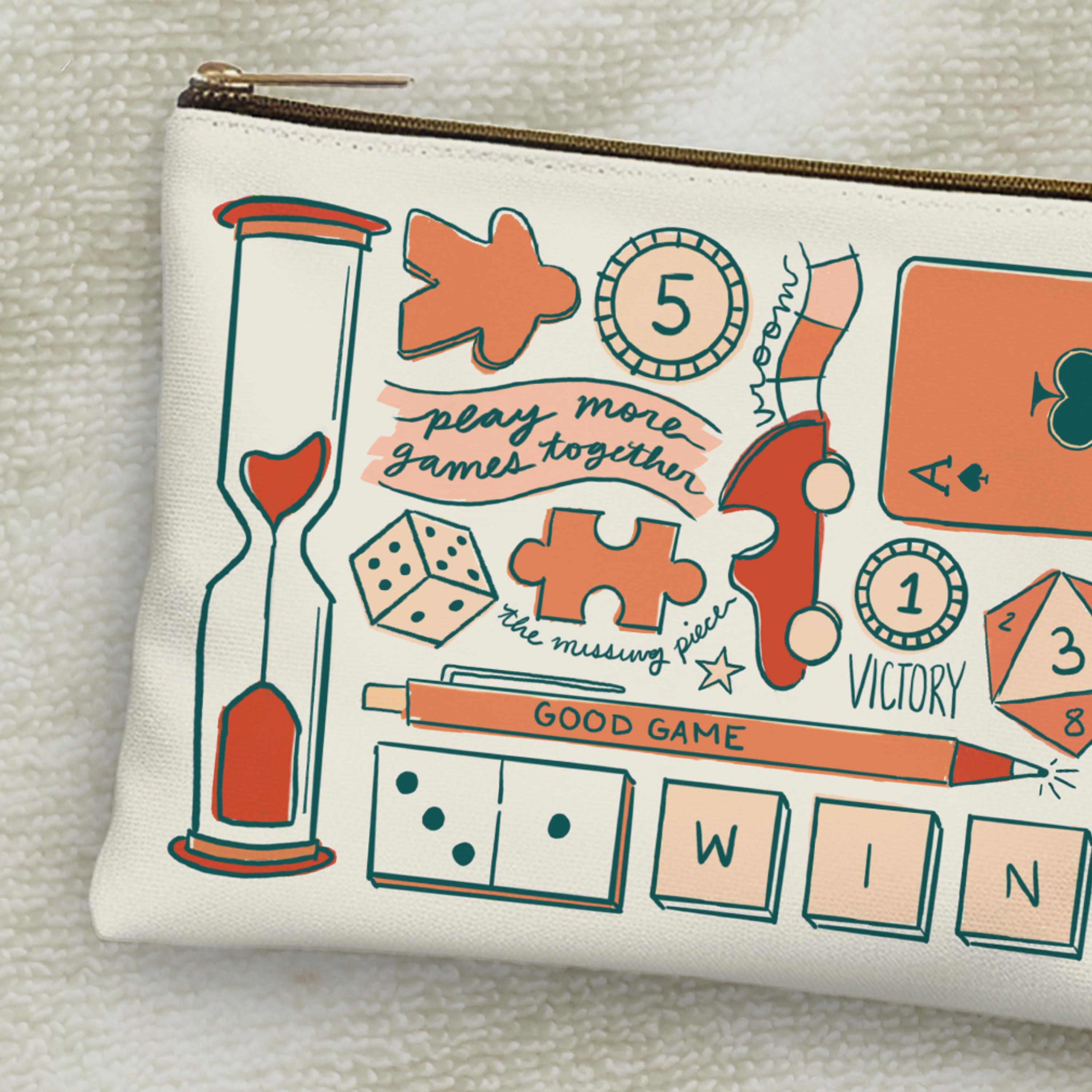 Board Game Gift Gaming Pouch Storage Solution for Tabletop Pieces ...