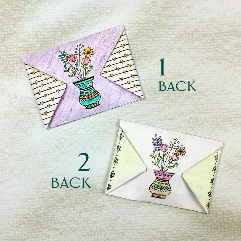 Printable Mini Envelope Template PDF Download Little Party Favor ...