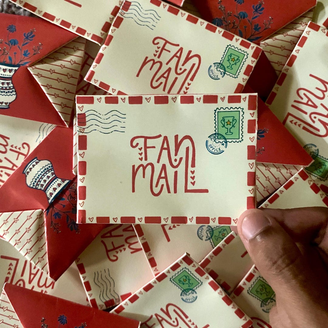 Fan Mail Mini Envelope Love Notes Set for Partner Classroom Activity ...