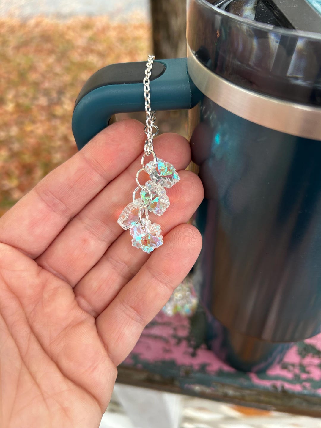 Winter Wonderland Crystal Crush Blue Powder Crush Snowflake Clear ...