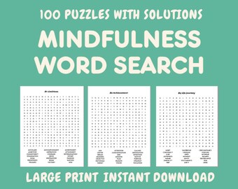 100 Science and Innovation Word Search Puzzles Bundle With Solutions - Etsy