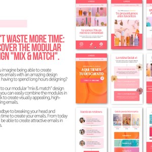 Modular Email Templates Pack / 30 Combinable Blocks / Easily Editable ...