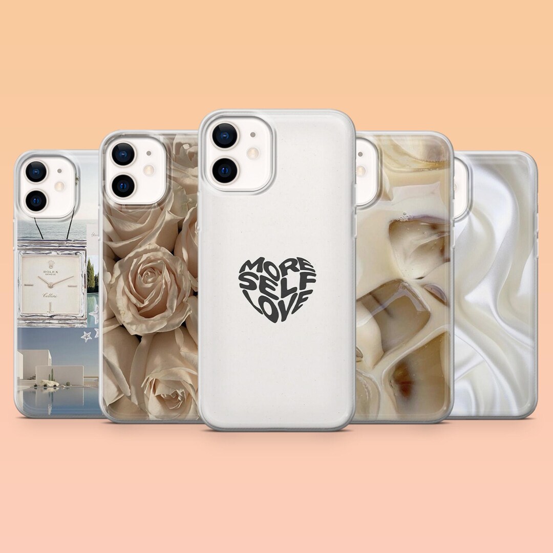 Clean Girl Aesthetic Phone Case Cute Cover for iPhone 16, 15, 14, 13 ...
