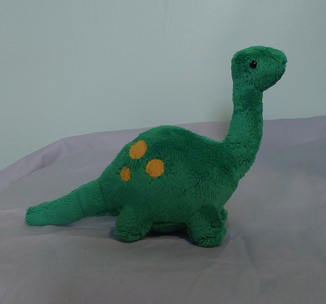 Plush Green Dinosaur - Etsy