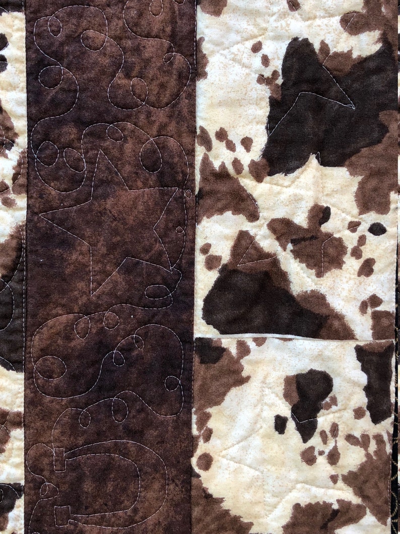 Cowhide Comfort Quilt - Etsy