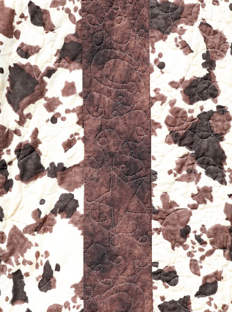 Cowhide Comfort Quilt - Etsy
