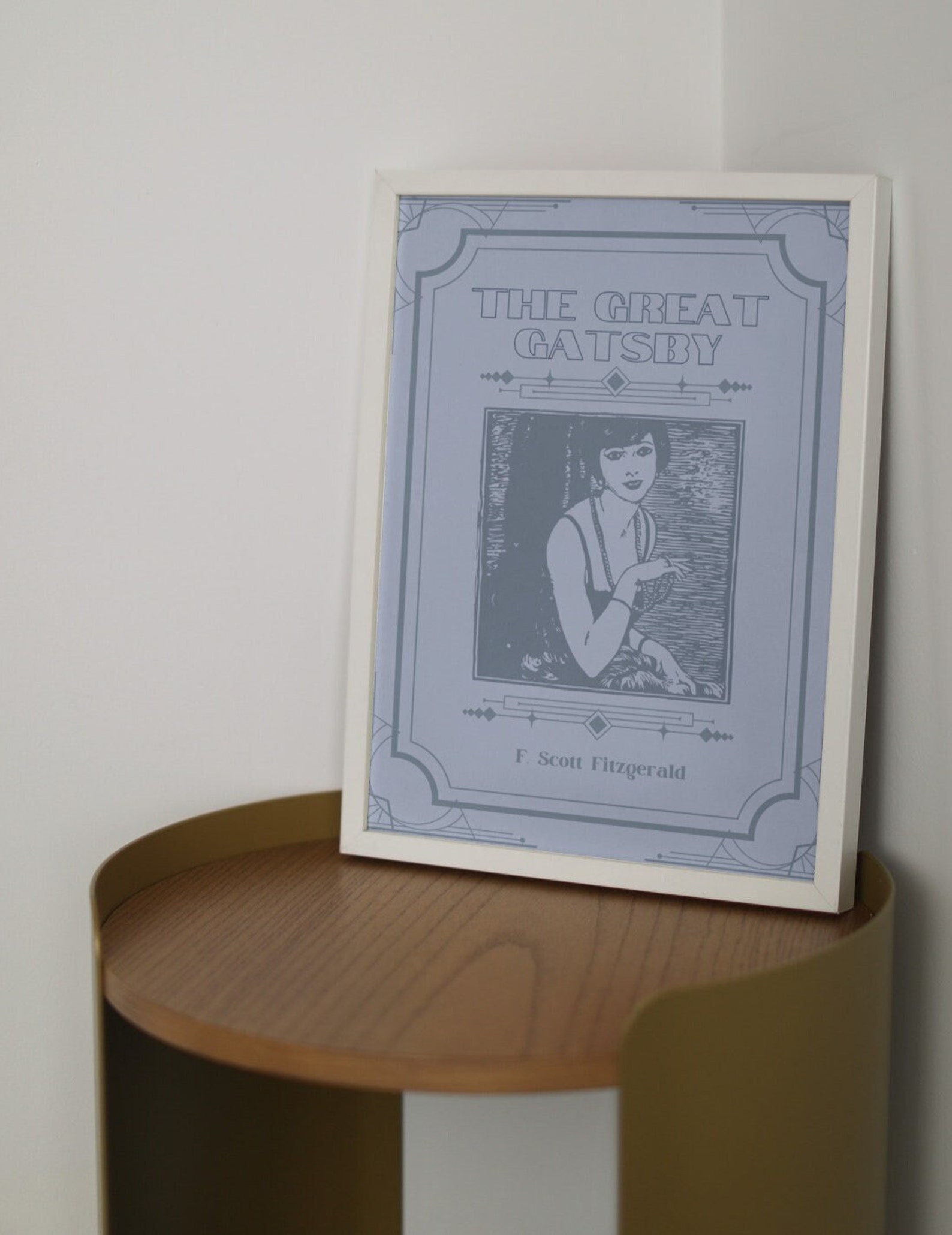 Great Gatsby Digital Art Print - F Scott Fitzgerald Aesthetic Wall Art ...