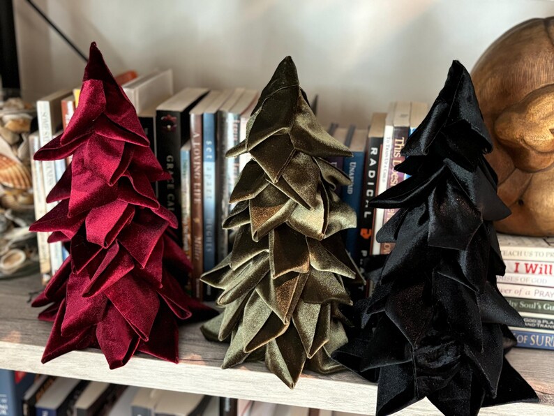 Black Velvet Ribbon Tree - Etsy