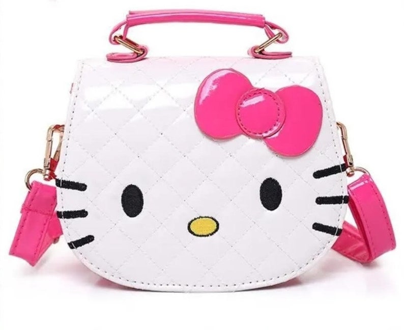 Cute Cartoon Kids Hello Cat Purse Girls Shoulder Bag - Etsy