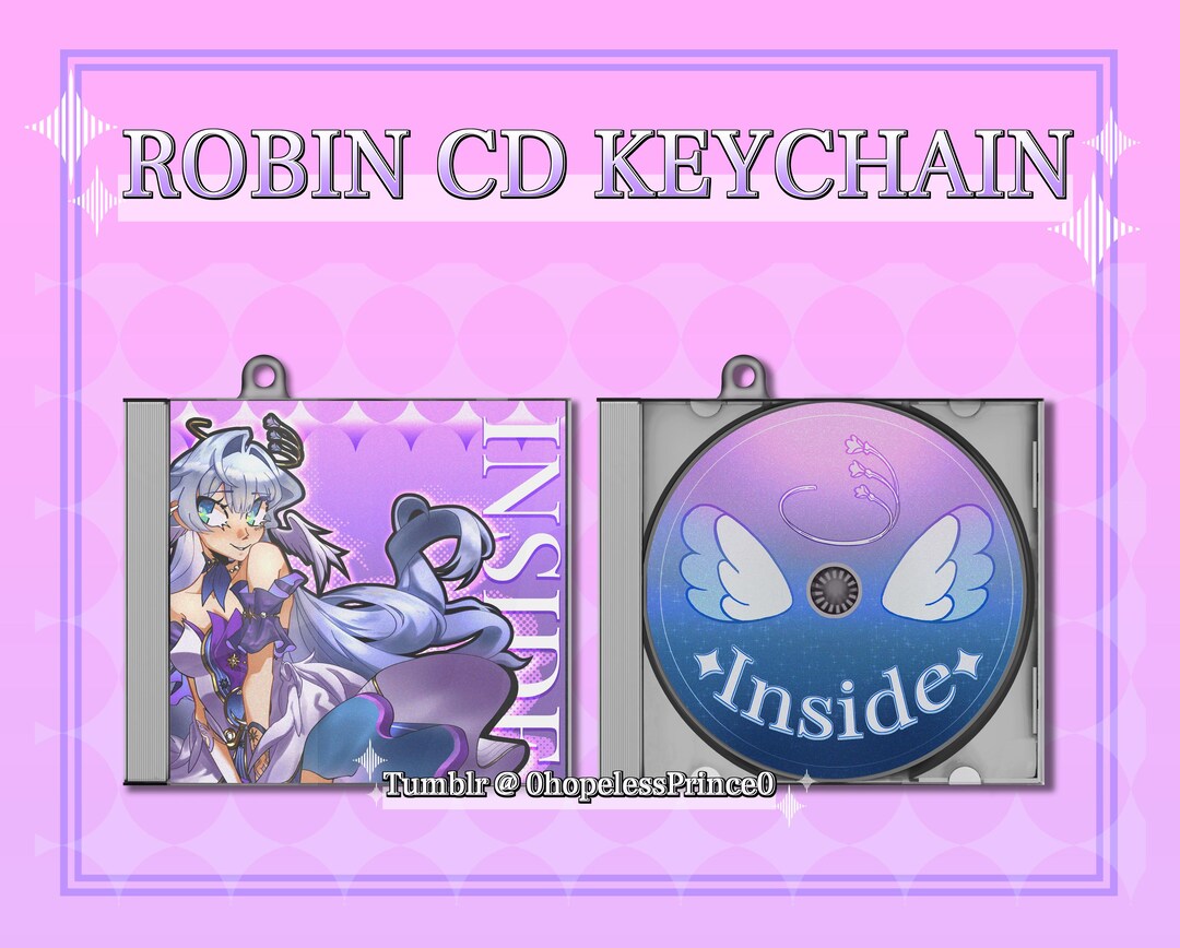 Robin CD Keychain HSR Honkai Star Rail - Etsy