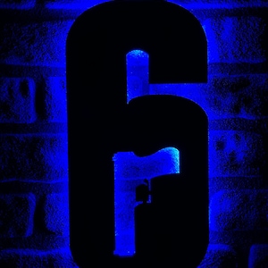 Rainbow Six Lighted Sign, Neon Sign, Rainbow Six Wall Decor, Night ...