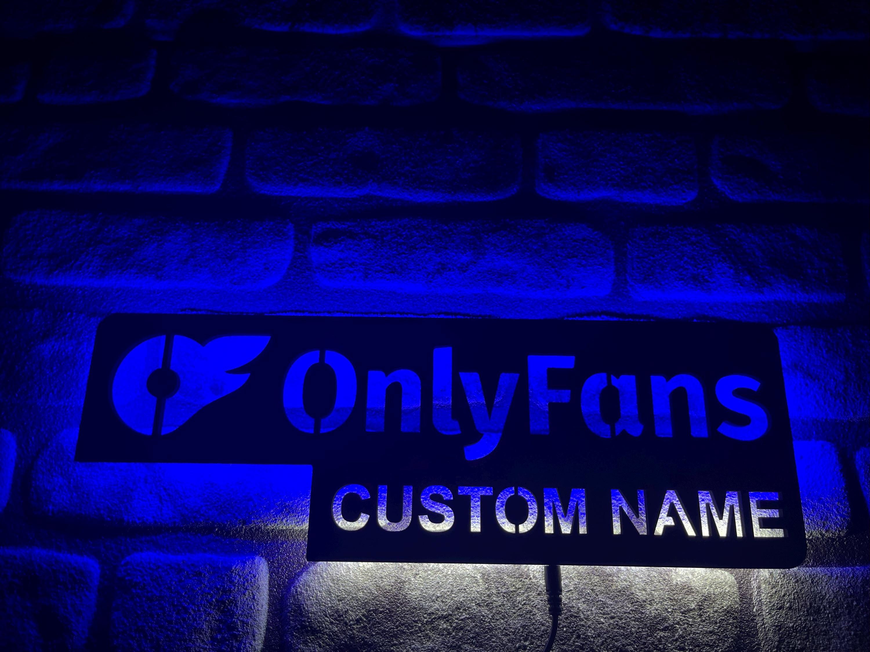 Custom Onlyfans Logo, Onlyfans Branding, Onlyfans Ideas, Led Wall Decor ...